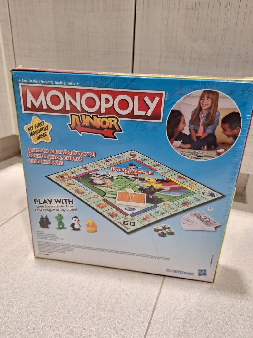 Monopoly Junior, Hobbies & Toys, Toys & Games on Carousell