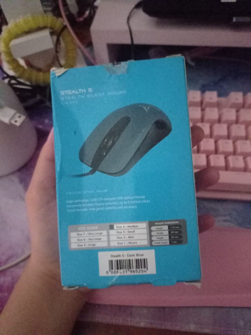 Mouse Alcatroz Stealth 5, Elektronik, Bagian Komputer & Aksesoris di Carousell