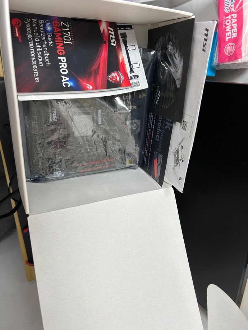 MSI Z170i Gaming Pro AC motherboard with i7 6700, Computers & Tech ...