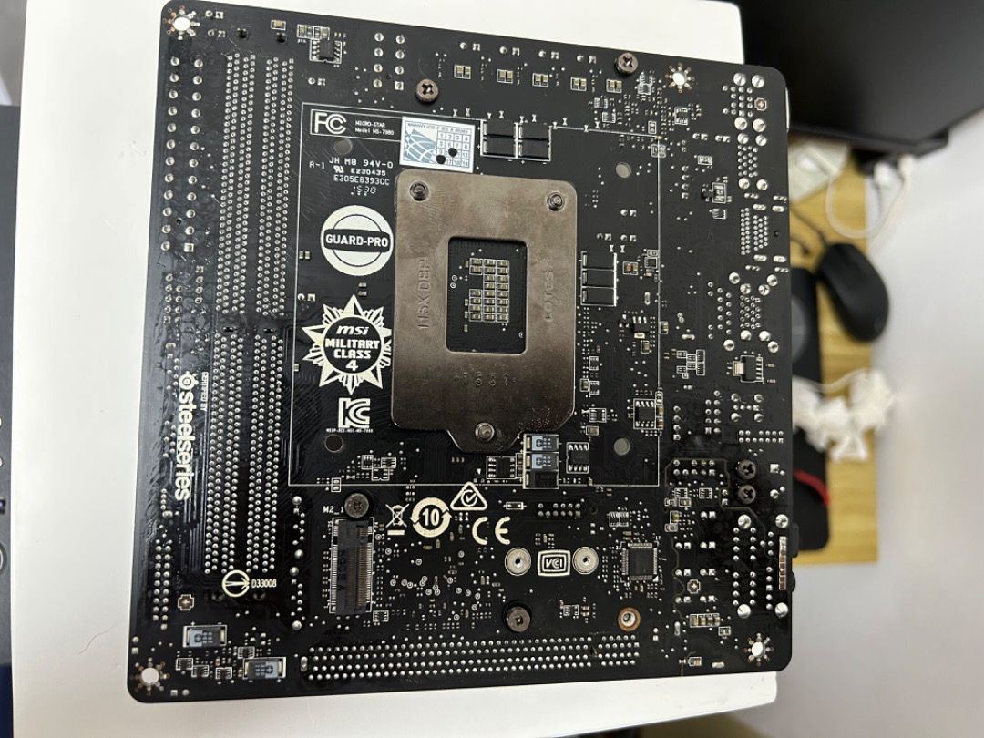 MSI Z170i Gaming Pro AC motherboard with i7 6700, Computers & Tech ...