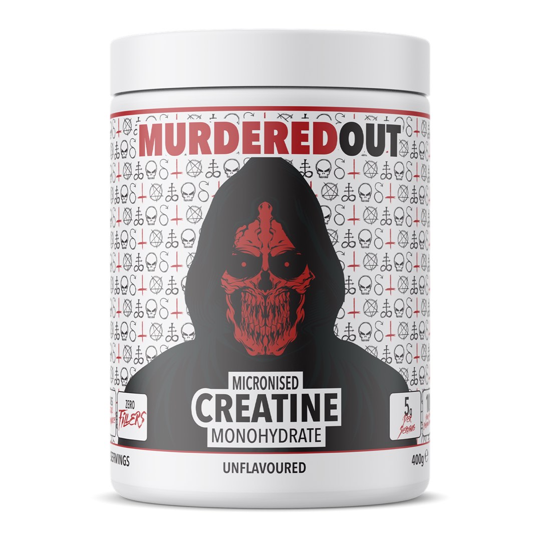 MurderedOut Creatine Monohydrate 400g, Health & Nutrition, Health ...