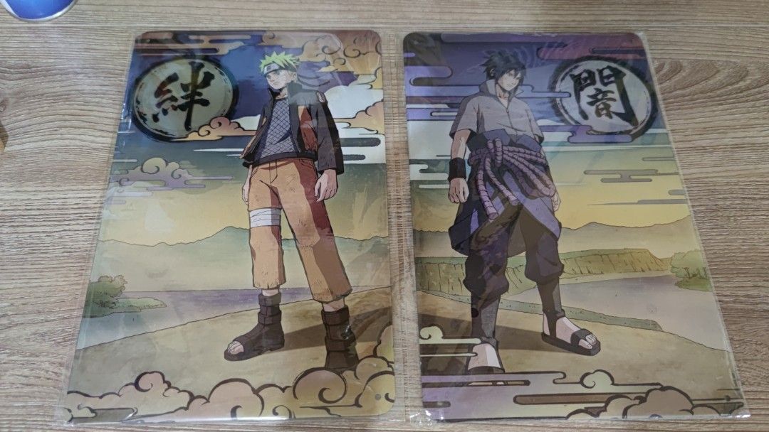 Naruto & Sasuke -Naruto Storm 4 collector's edition metal plates Naruto ...