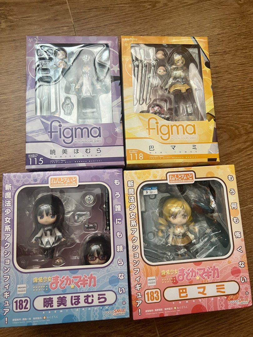 nendoroid figure - 182 akemi (madoka) / 183 mami / 435 Armin attack on ...
