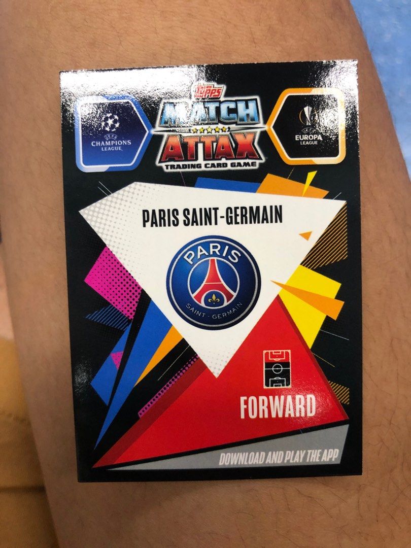 Neymar JR Match Attax 2020/2021 edition, Hobbies & Toys, Toys & Games ...