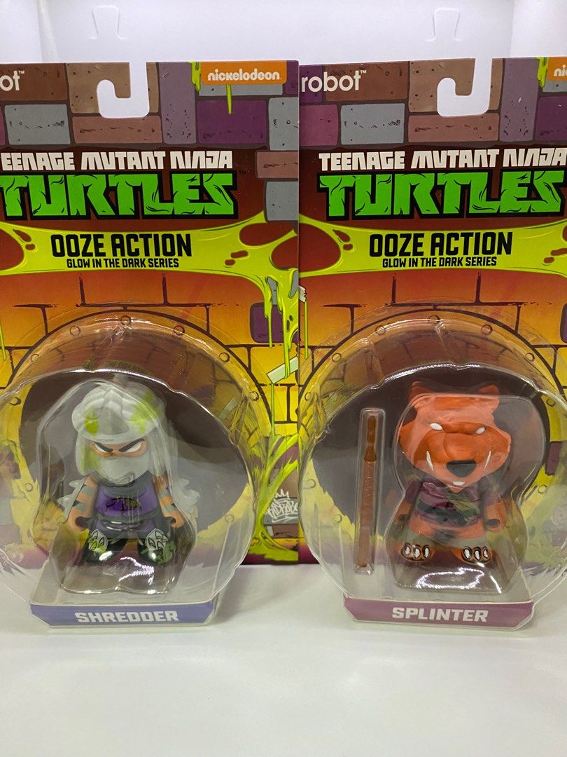 Nickelodeon Kidrobot TMNT Teenage Mutant Ninja Turtles Ooze Action GID ...