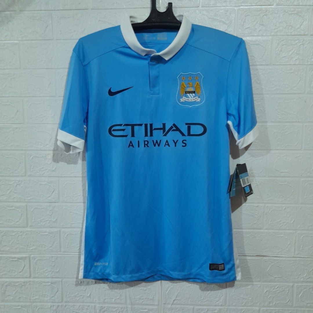 Nike Etihad Airways M.C.F.C Football Jersey on Carousell