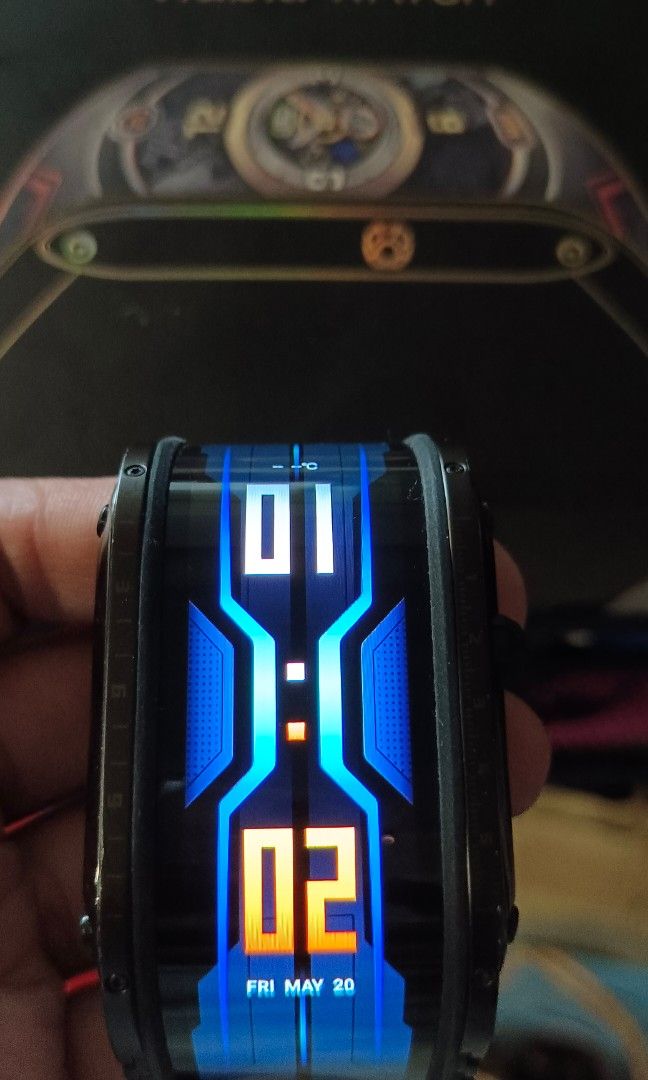 Nubia Curved Oled Screen Smart Watch on Carousell