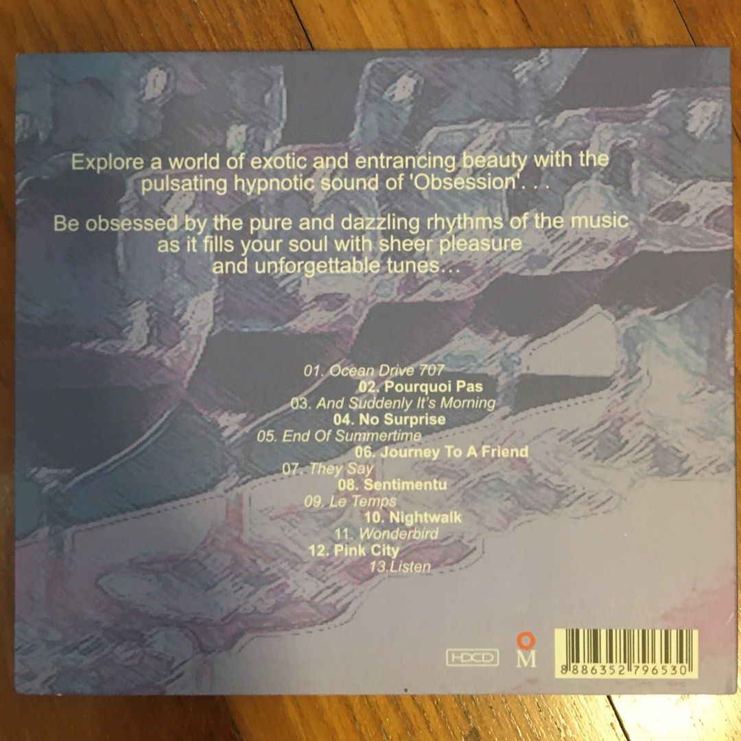 Obsession - Experience the Impulse of Passion ( CD ), Hobbies & Toys ...