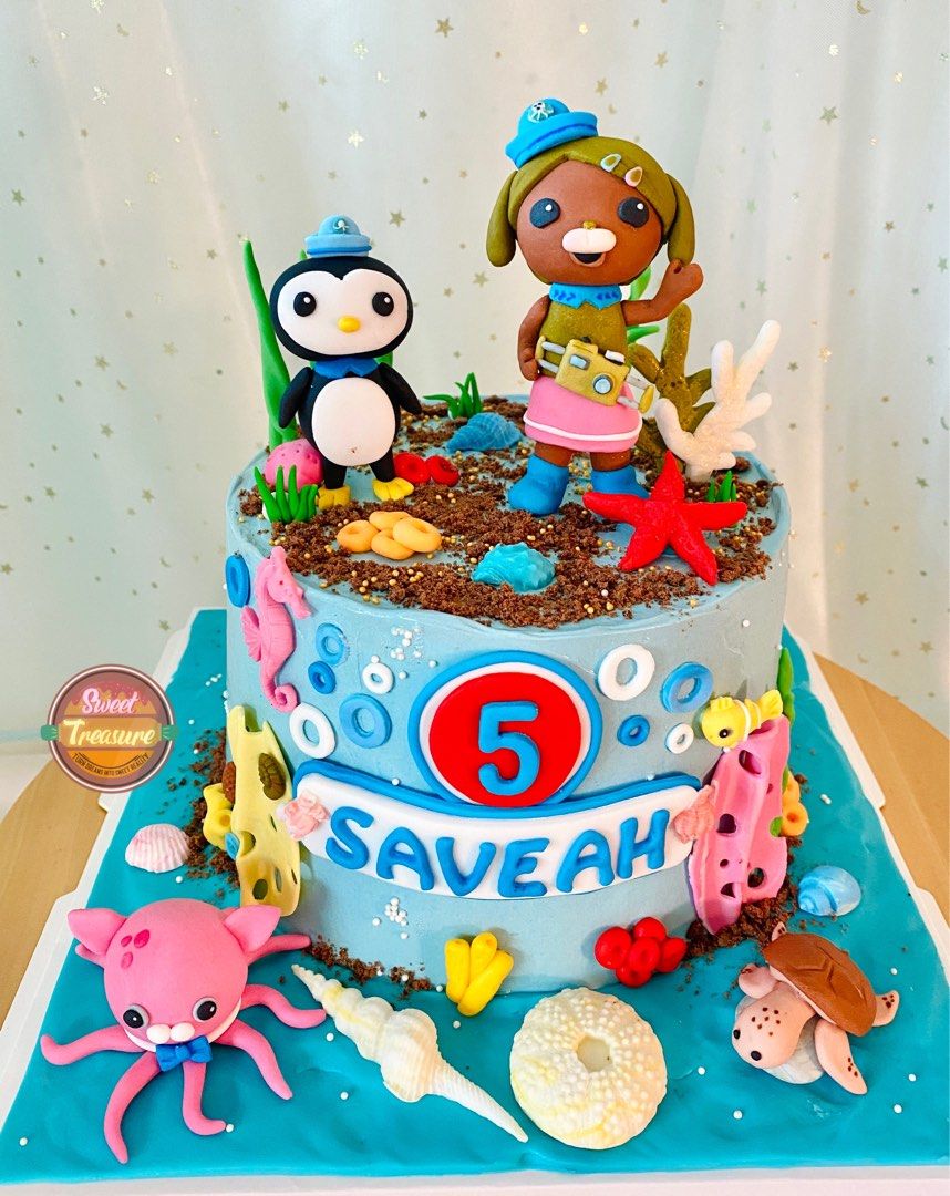 Octonauts theme cake / cupcakes, Food & Drinks, Homemade Bakes on Carousell