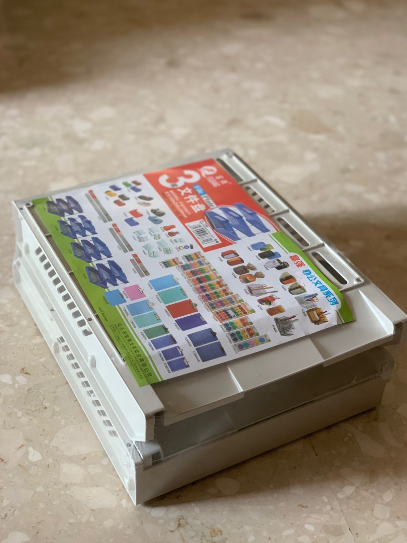 Organiser - 3 File Plate BNIP, Furniture & Home Living, Furniture ...