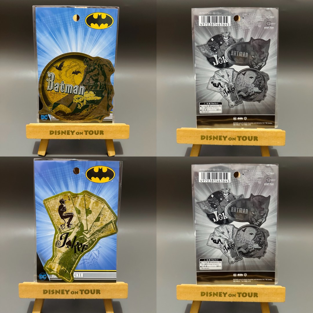 Official Ensky DC Batman & Joker Travel Sticker - Php 95 each, Hobbies ...