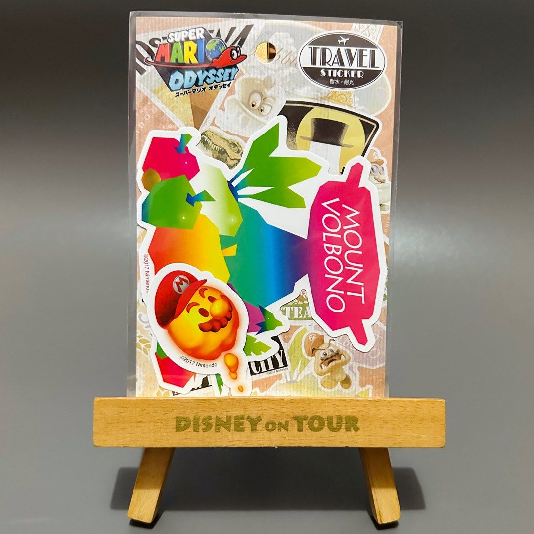Official Ensky Super Mario Odyssey Travel Sticker (2 stickers per pack ...