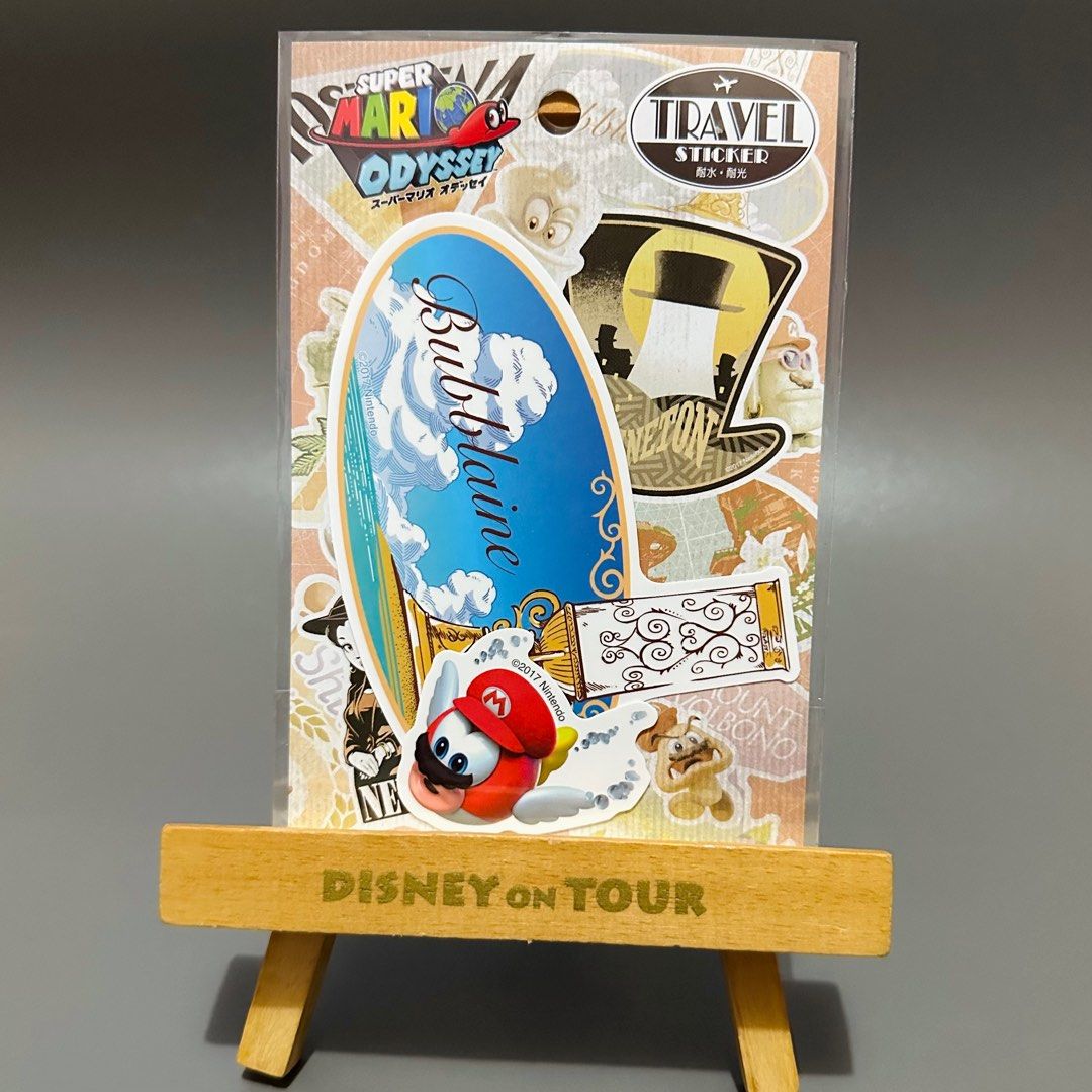 Official Ensky Super Mario Odyssey Travel Sticker (2 stickers per pack ...