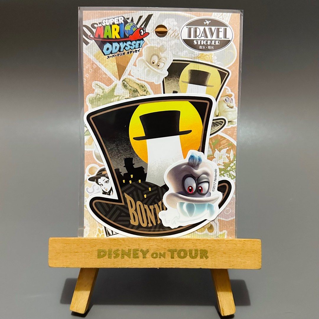 Official Ensky Super Mario Odyssey Travel Sticker (2 stickers per pack ...