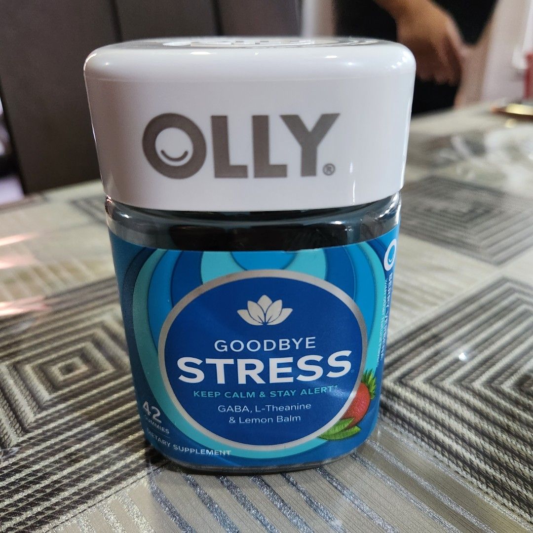 Olly Goodbye Stress, Health & Nutrition, Health Supplements, Vitamins ...