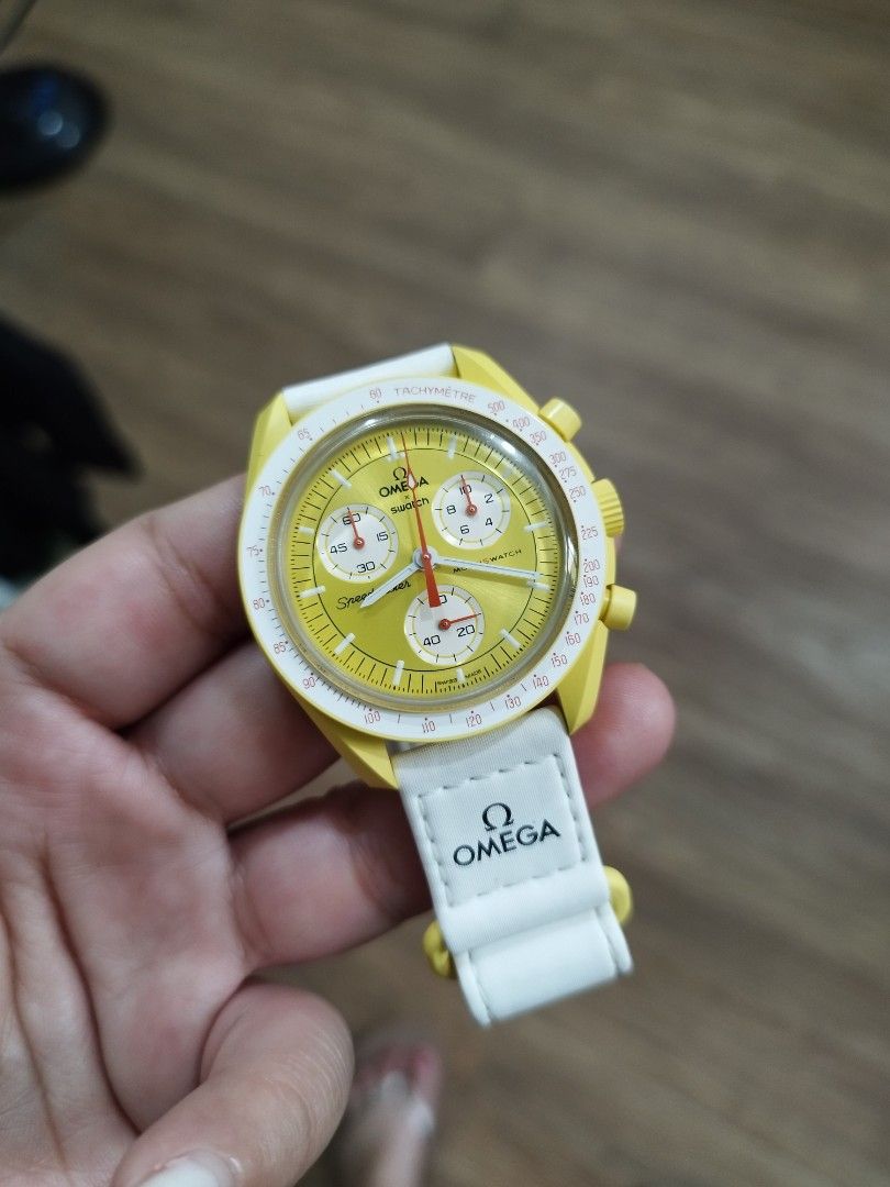 Omega -Swatch Sun, Women's Fashion, Watches & Accessories, Watches on ...