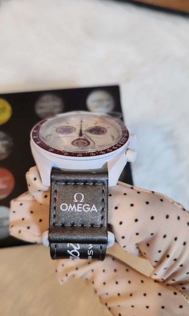 Omega X Swatch Bioceramic Moonswatch Pluto Watch, Luxury, Watches on ...