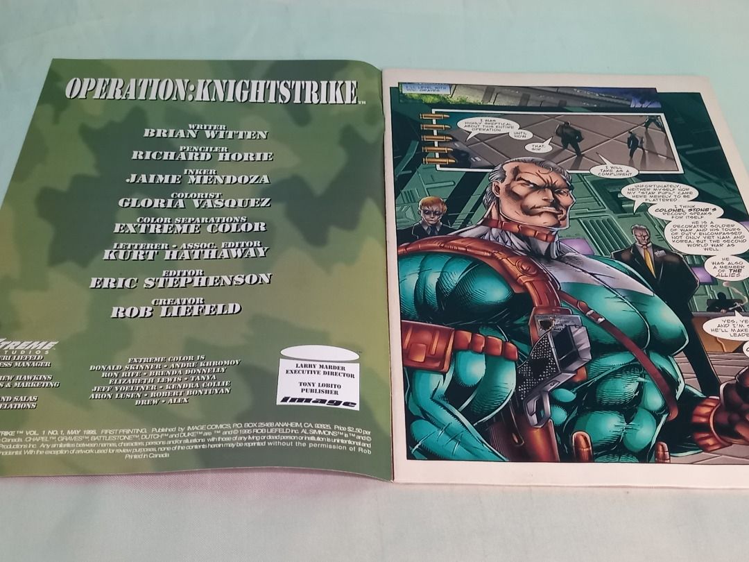 Operation Knightstrike Vol.1 #1 First Printing Image Comics May 1995 ...