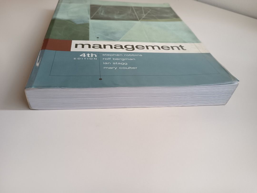 [ORIGINAL COLLEGE UNIVERSITY TEXTBOOK] Management 4th Edition by ...