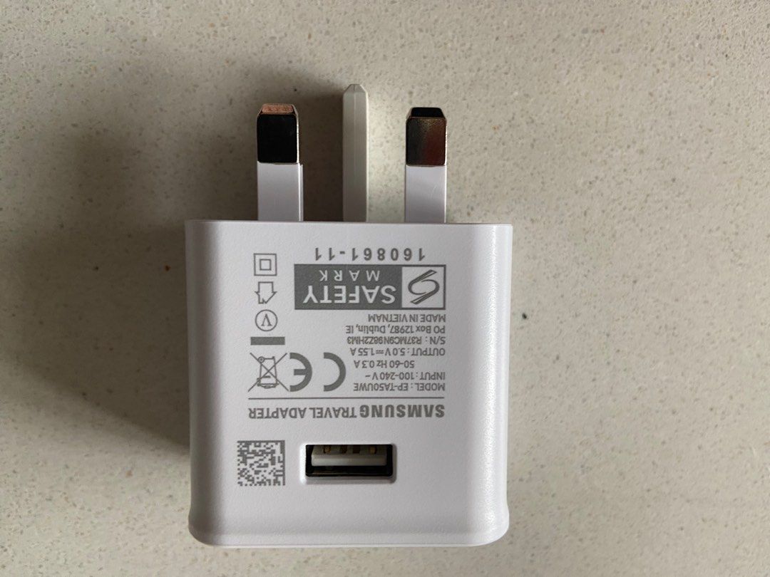 Original Samsung Pin Plug Charger With Usb Port Mobile Phones Gadgets Mobile Gadget