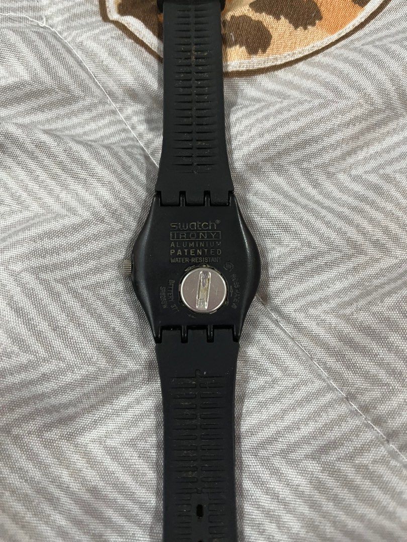Original Swatch Black Vintage Watch on Carousell