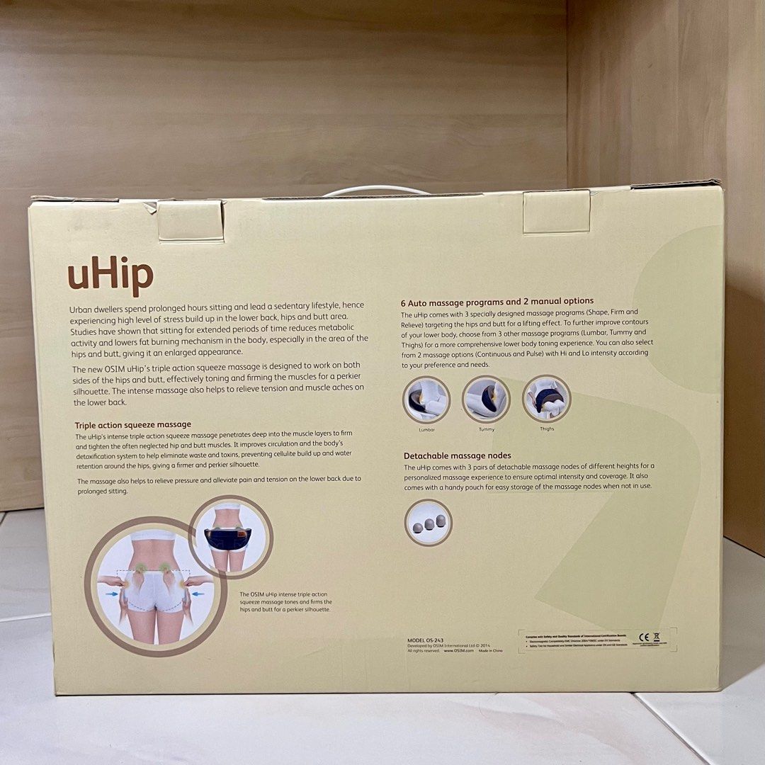 OSIM uHip, Health & Nutrition, Massage Devices on Carousell