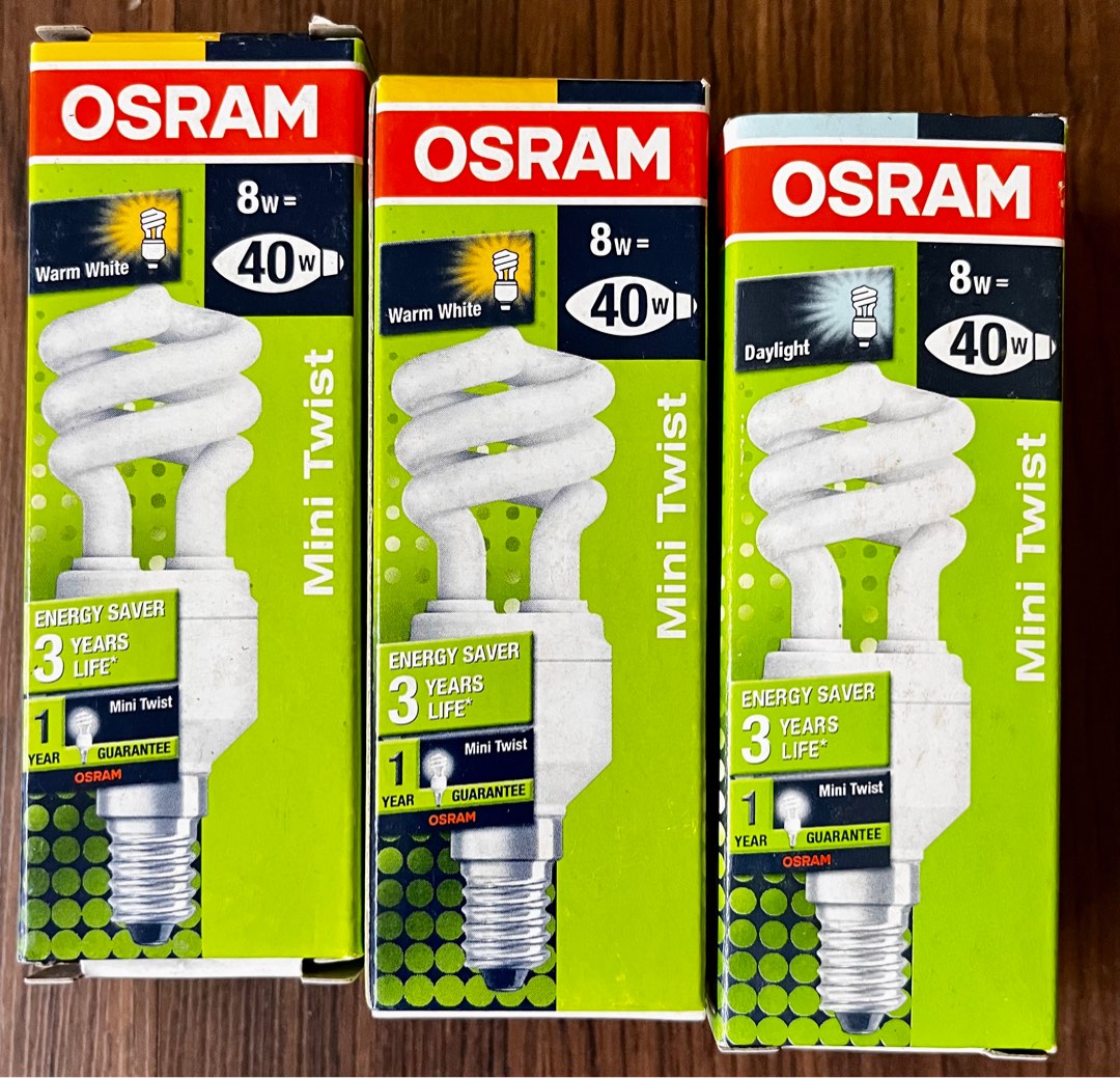 Osram Mini Twist new light buld, Furniture & Home Living, Lighting ...