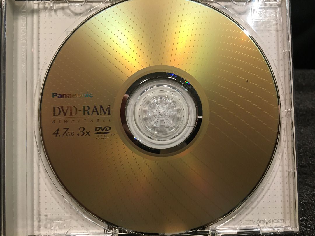 Panasonic DVD-RAM Disc 3X Speed 4.7GB (Rewritable), Hobbies & Toys ...