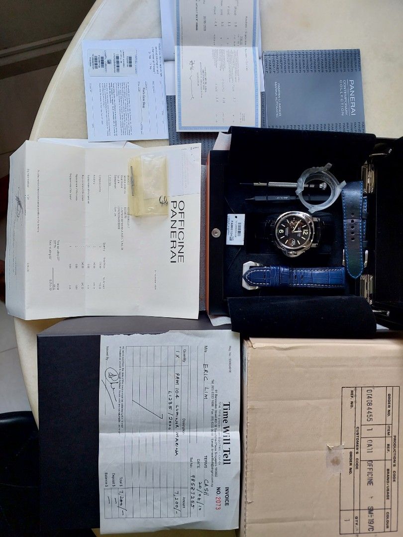PANERAI PAM LUMINOR MARINA PAM 00104, Luxury, Watches on Carousell