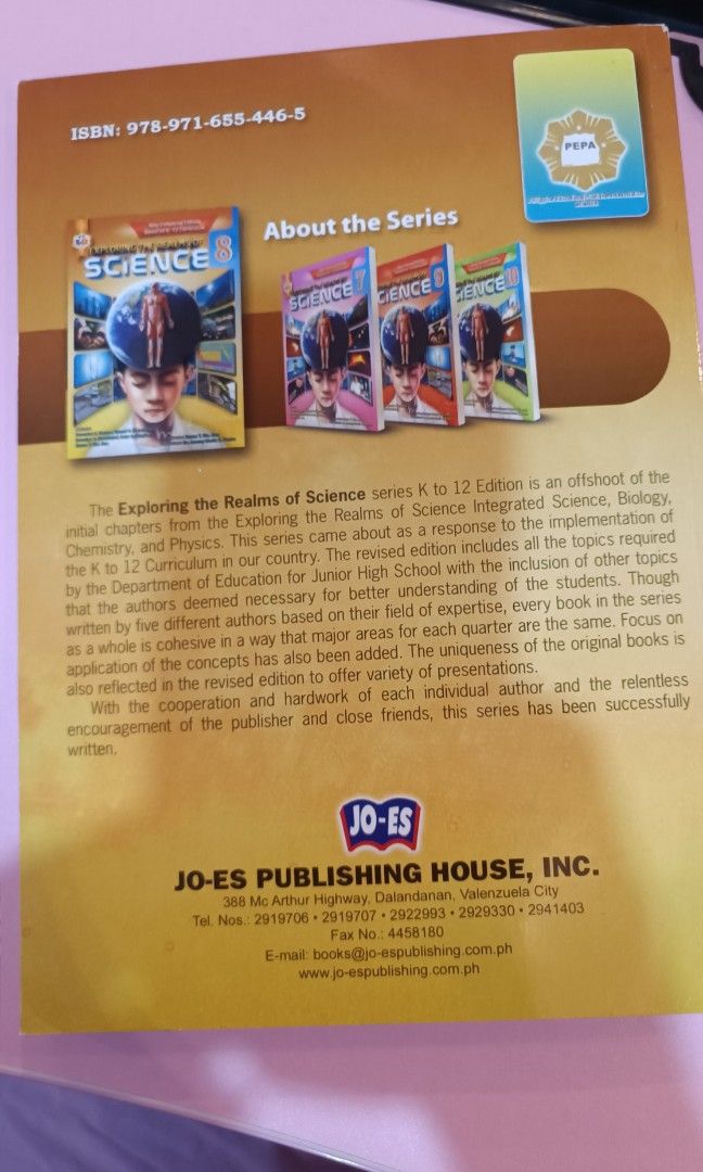 Parola Filipino Science Math Builders Grade 8 Textbook, Hobbies & Toys ...