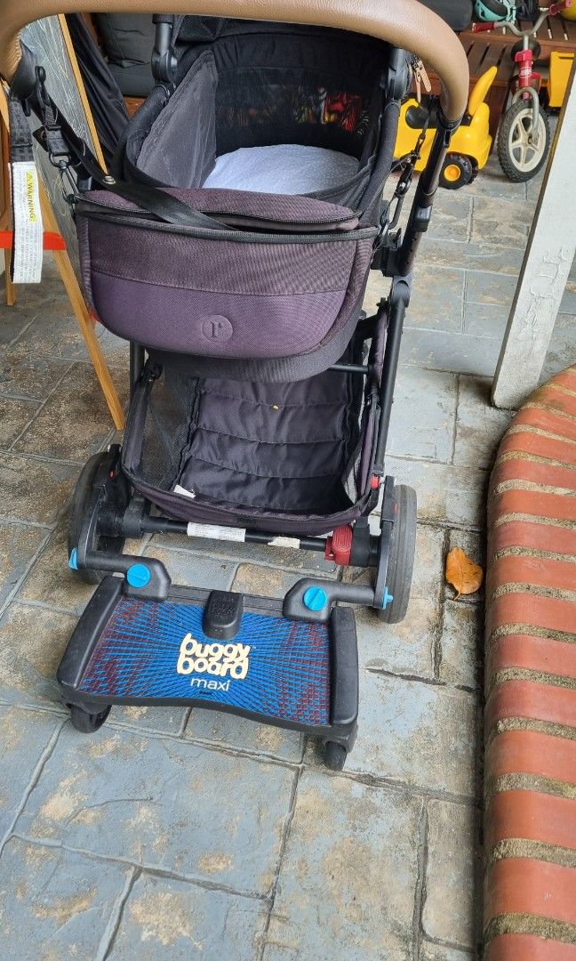 Lascal Buggy Board Maxi with Seat in blue, Babies & Kids, Going Out ...