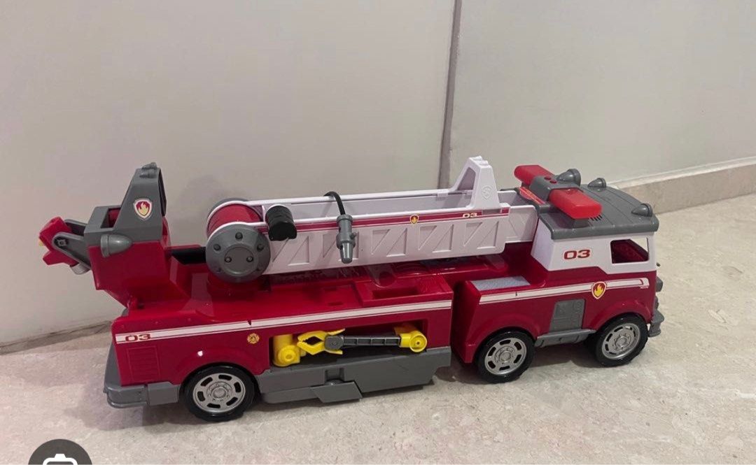 Paw Patrol fire engine, Babies & Kids, Infant Playtime on Carousell
