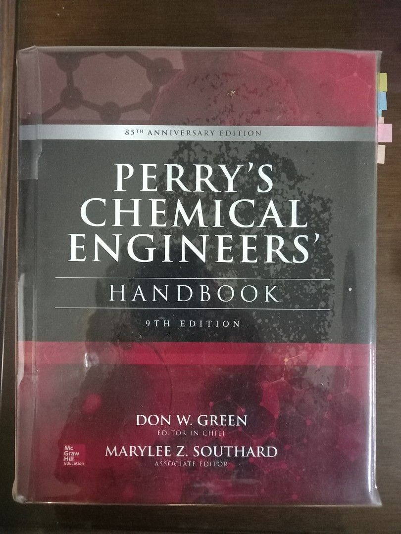 Perry's Chemical Engineering Handbook 9th Edition, Hobbies & Toys ...