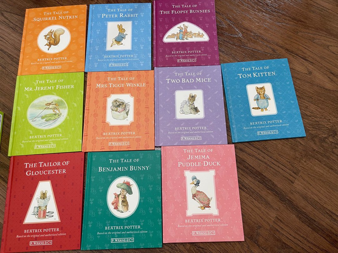 Peter Rabbit Library- set of 10 books, Hobbies & Toys, Books ...