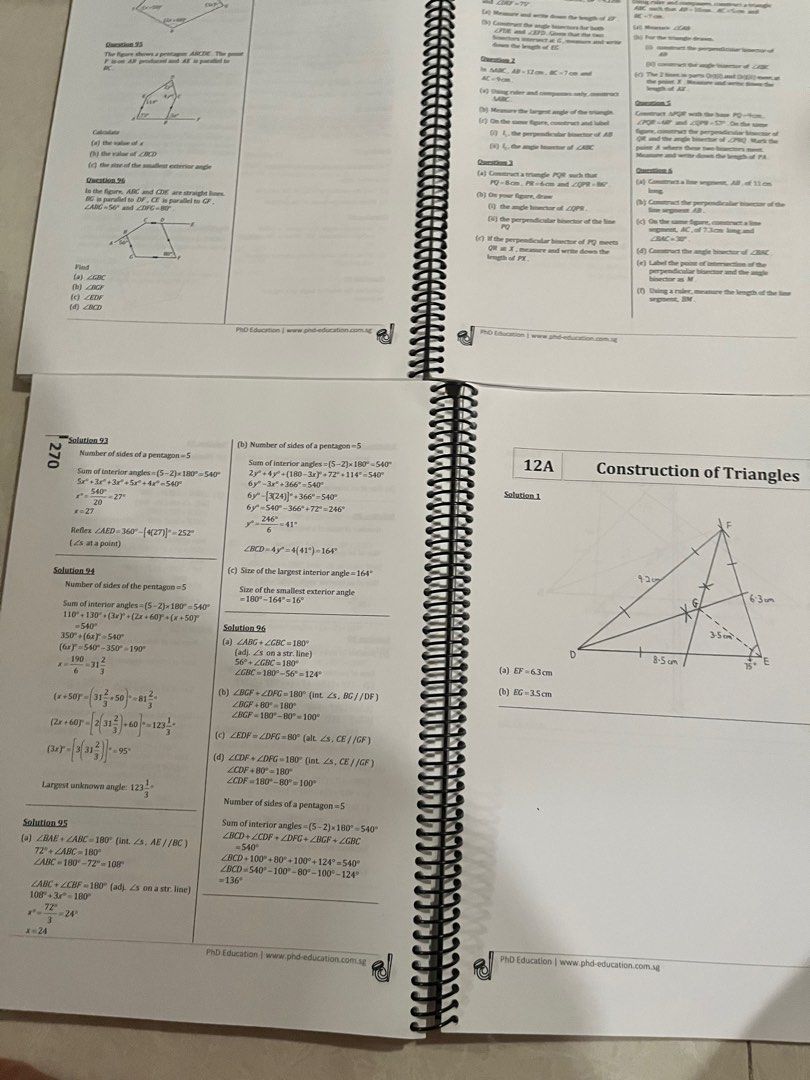 PHD Maths for Sec 1, Hobbies & Toys, Books & Magazines, Assessment ...