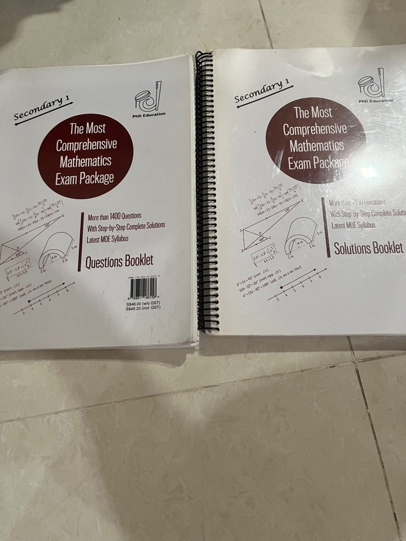 PHD Maths for Sec 1, Hobbies & Toys, Books & Magazines, Assessment ...