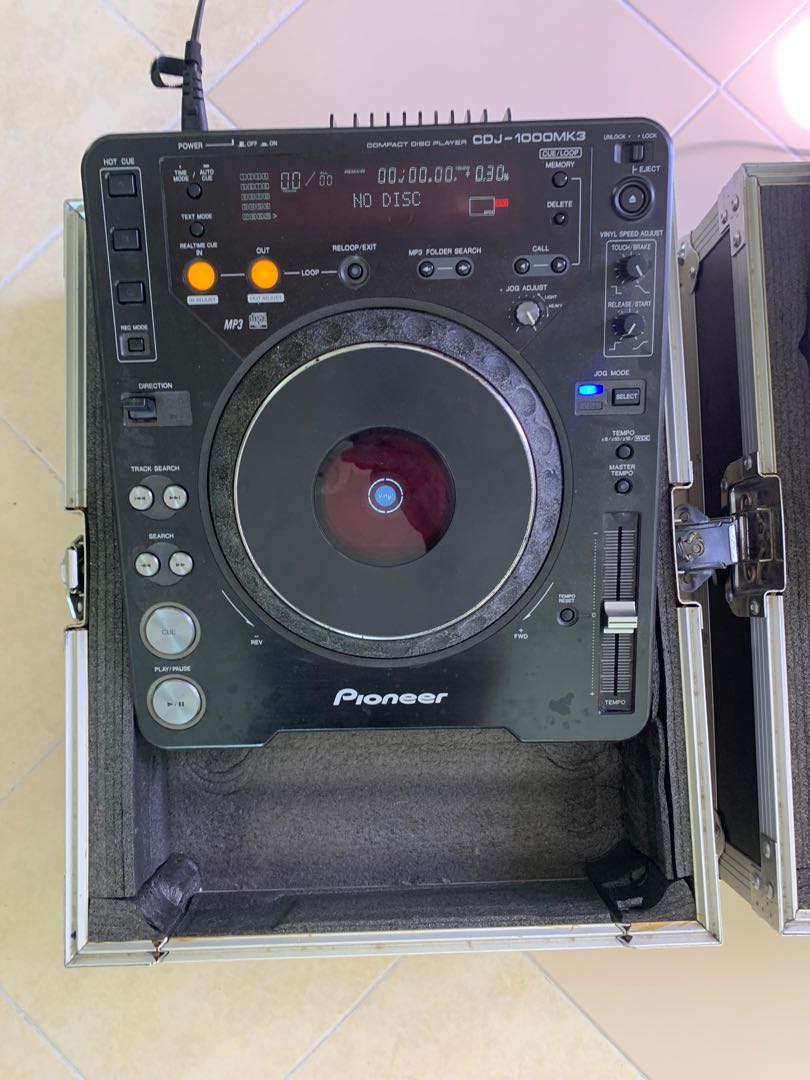 Pioneer CDJs x2 inc flight cases x2 for sale , Audio, Other Audio ...