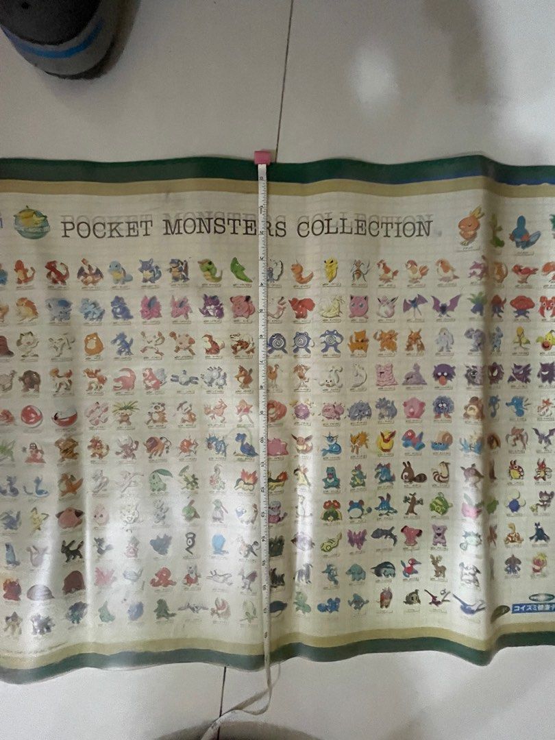 Pocket Monster Collection Poster, Luxury, Accessories on Carousell