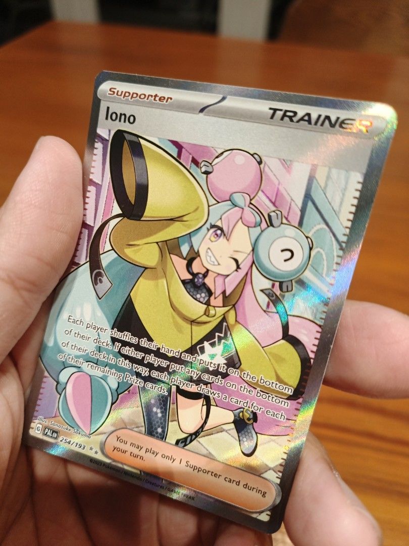 Pokemon Card Iono Zone Sr English, Hobbies & Toys, Toys & Games on ...