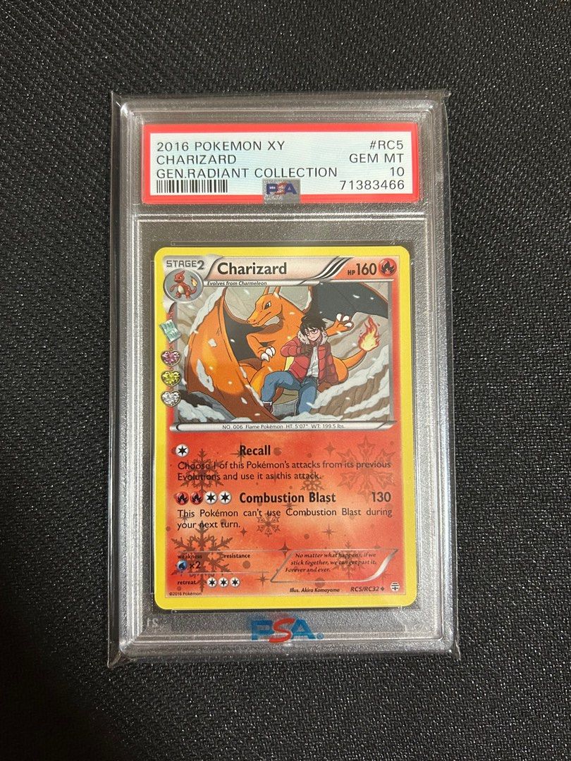 Pokemon Charizard #RC5 XY Generations Radiant Collection PSA 10 ...