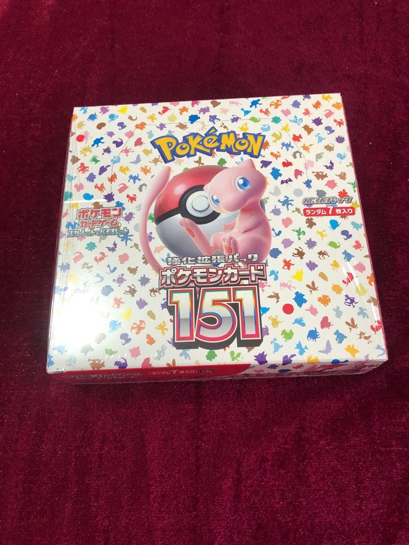 Pokemon Jap 151 Sealed Booster box (ready stock), Hobbies & Toys, Toys ...