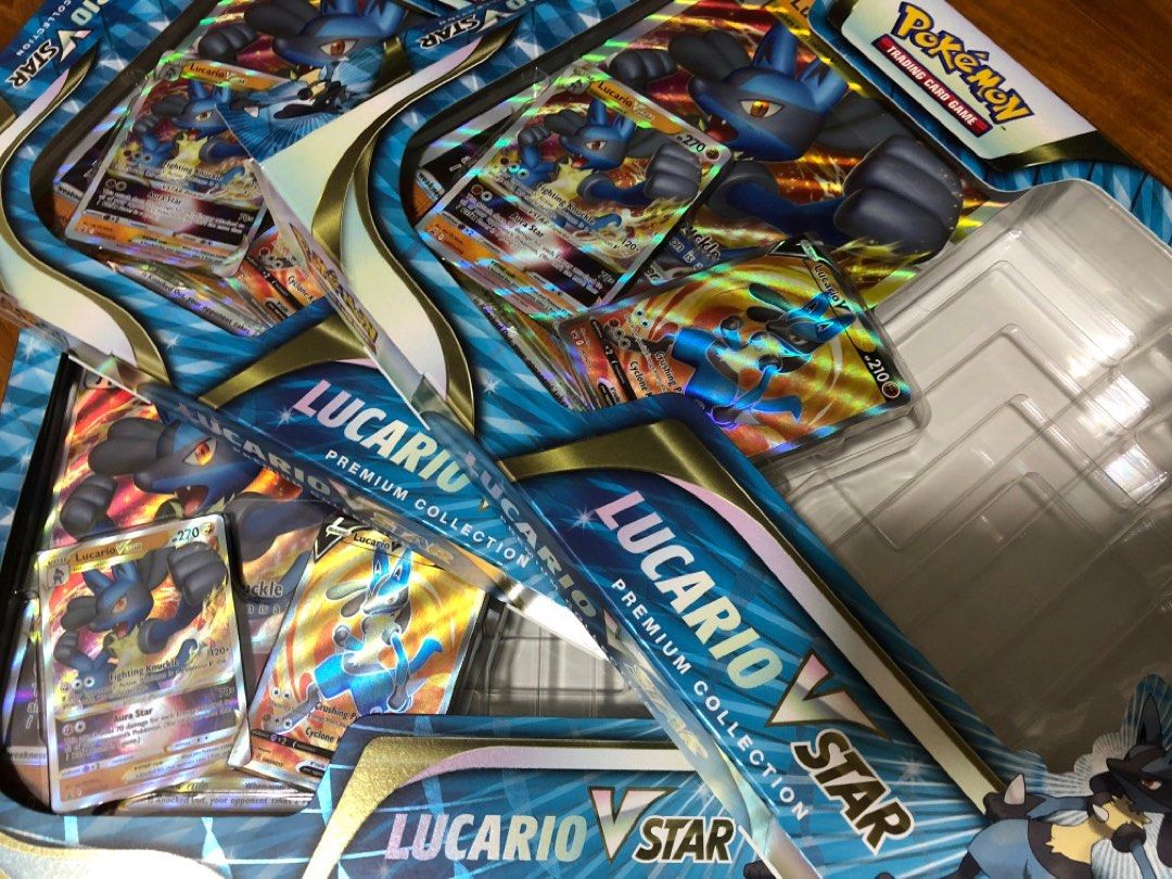 Pokemon Lucario vstar box contents, Hobbies & Toys, Toys & Games on ...