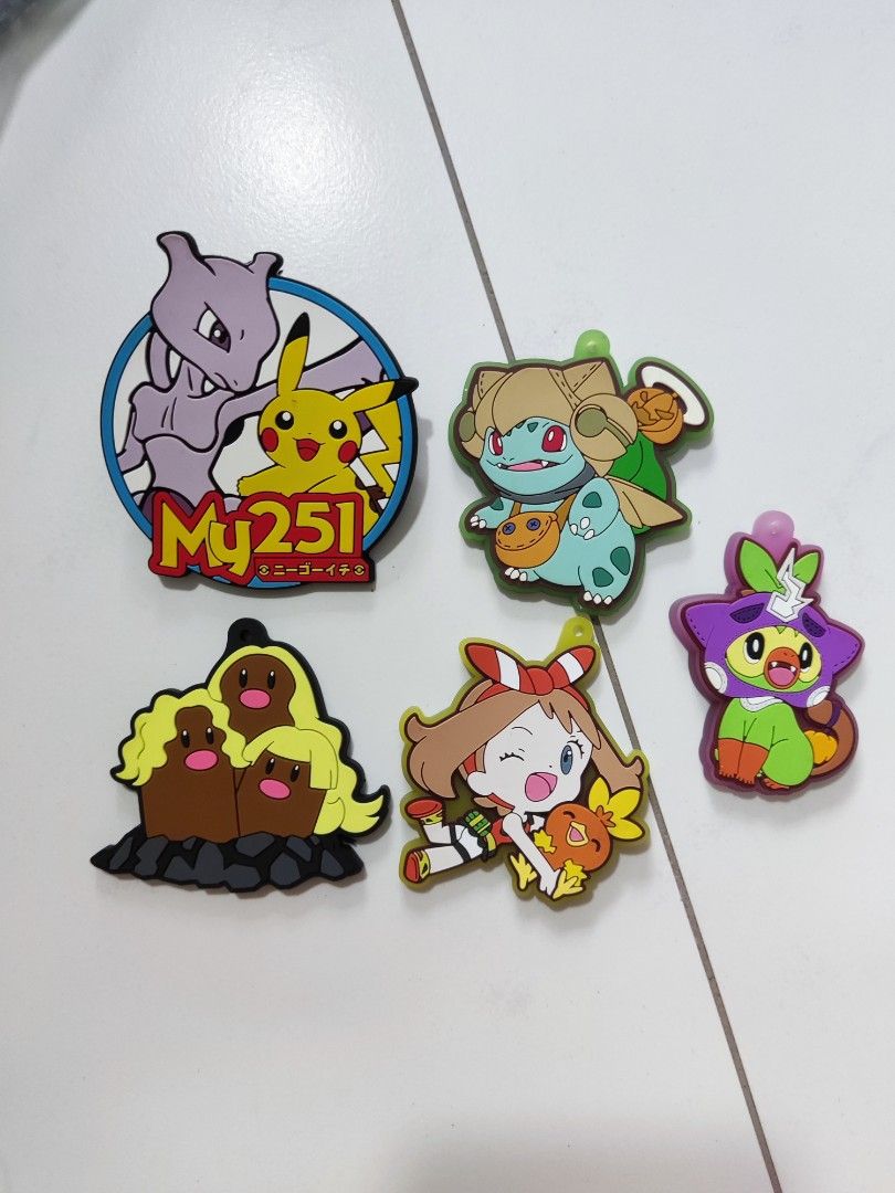 Pokemon Rubber Strap Charm, Hobbies & Toys, Memorabilia & Collectibles ...