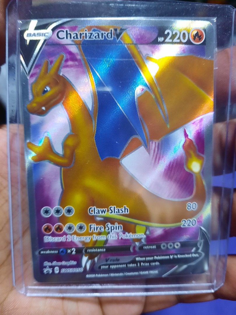 POKEMON TCG- Charizard Full art, Hobbies & Toys, Toys & Games on Carousell