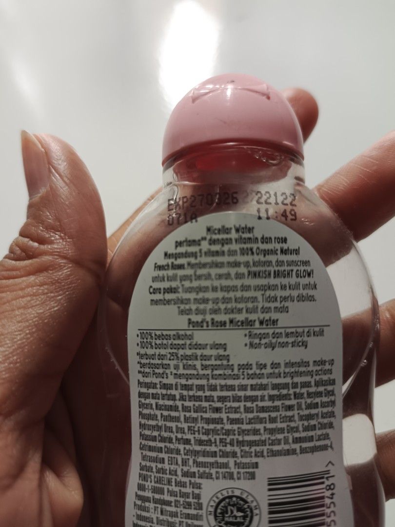 Pond's miceller water 55ml, Kesehatan & Kecantikan, Kulit, Sabun ...