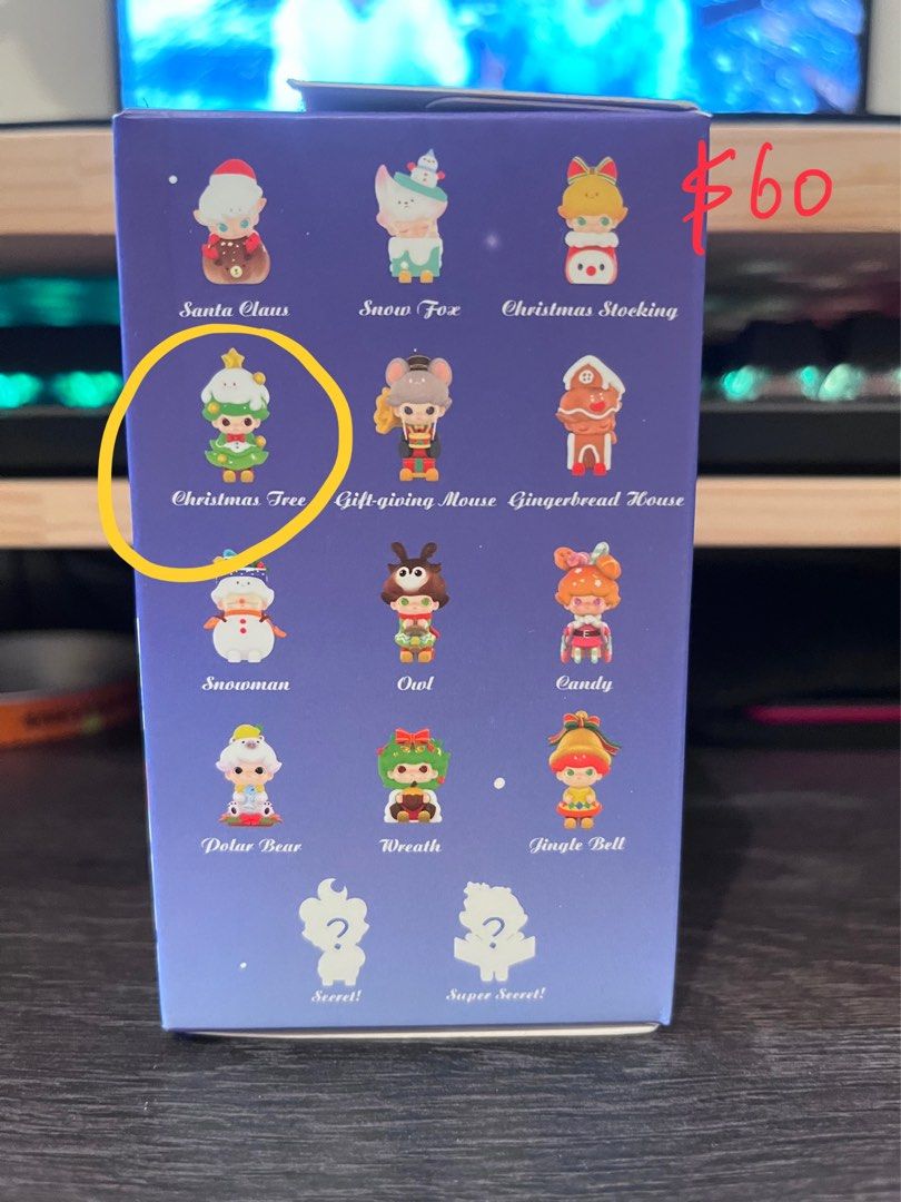 POP MART,DIMOO CHRISTMAS SERIES/HOMEBODY,SKULLPANDA CITY OF NIGTH ...