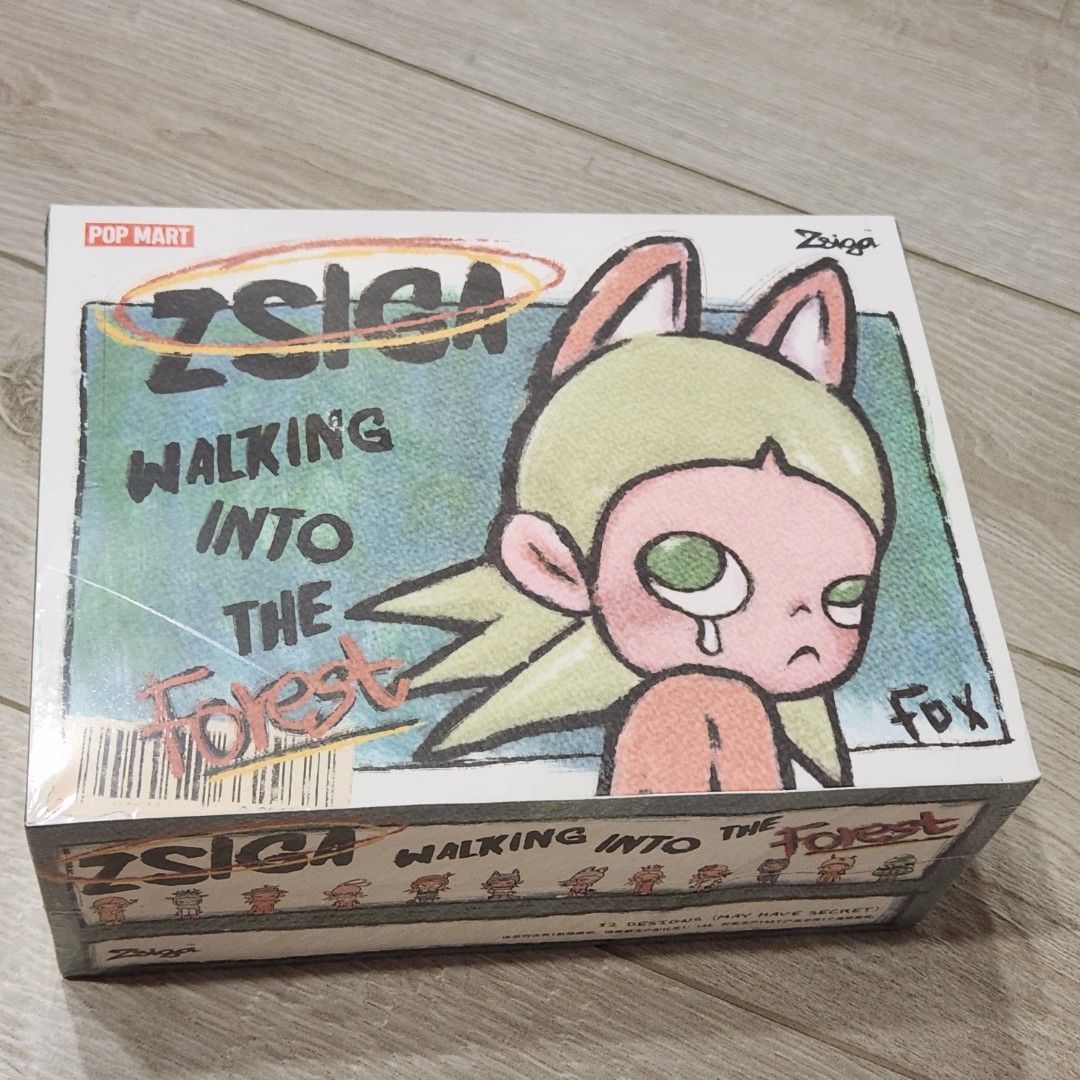 Popmart Zsiga Walking Into the Forest Series Blind Box Full Set of 12 ...