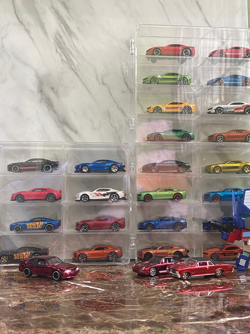 display case 8 1/64 cars with sliding door best for hotwheels minigt ...