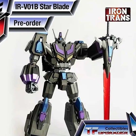 [Pre-order] Iron Trans IR-V01B Star Blade Black Version Limited Edition ...