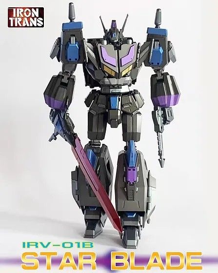 [Pre-order] Iron Trans IR-V01B Star Blade Black Version Limited Edition, Hobbies & Toys, Toys ...